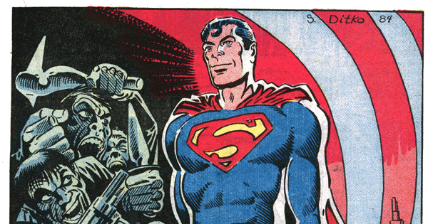 Superman - by Steve Ditko